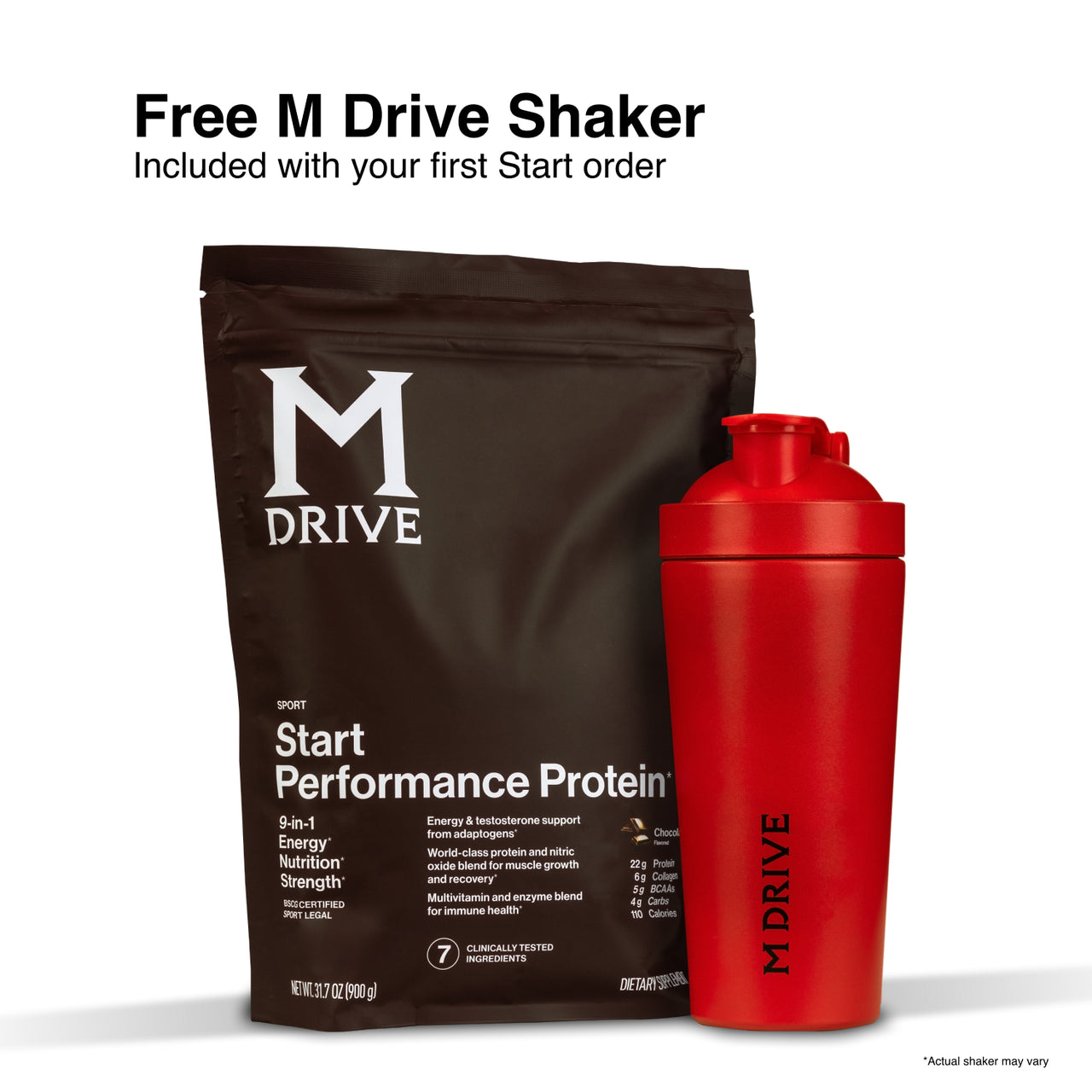 M Drive Start – Whey Protein Powder Shake to Improve Strength for Men ...