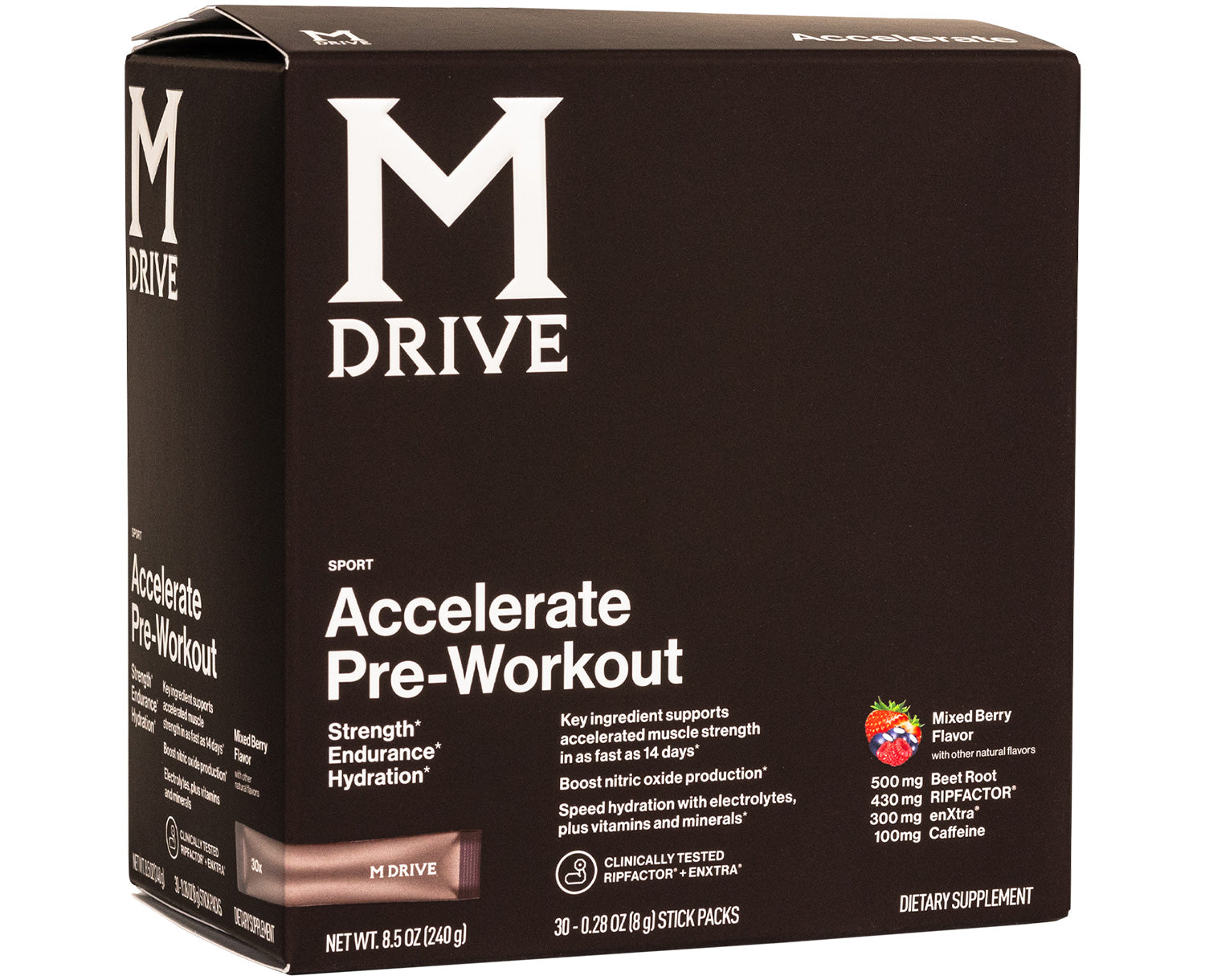 M Drive Accelerate | Pre-Workout to Accelerate Strength Gains – Mdrive