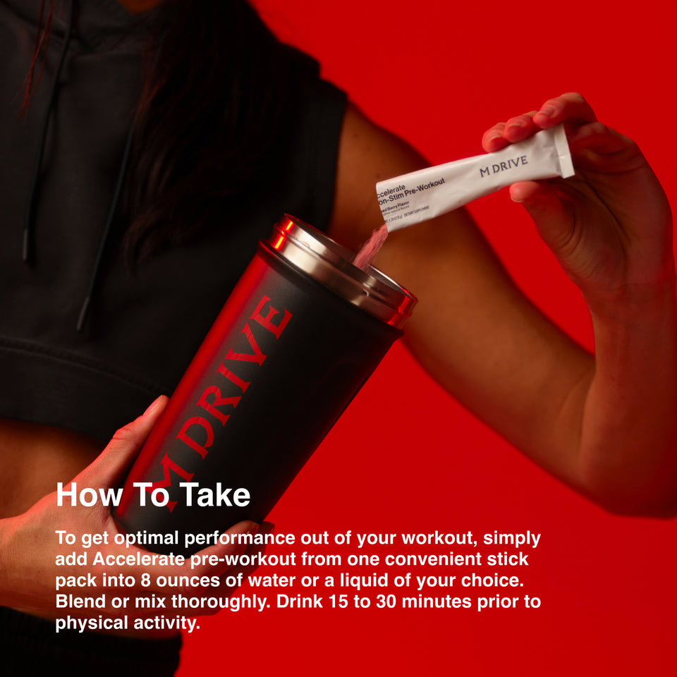 M Drive Accelerate | Pre-Workout to Accelerate Strength Gains – Mdrive