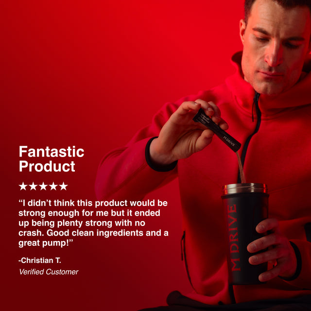 M Drive Accelerate - Pre Workout Power for Men with Beetroot and ...