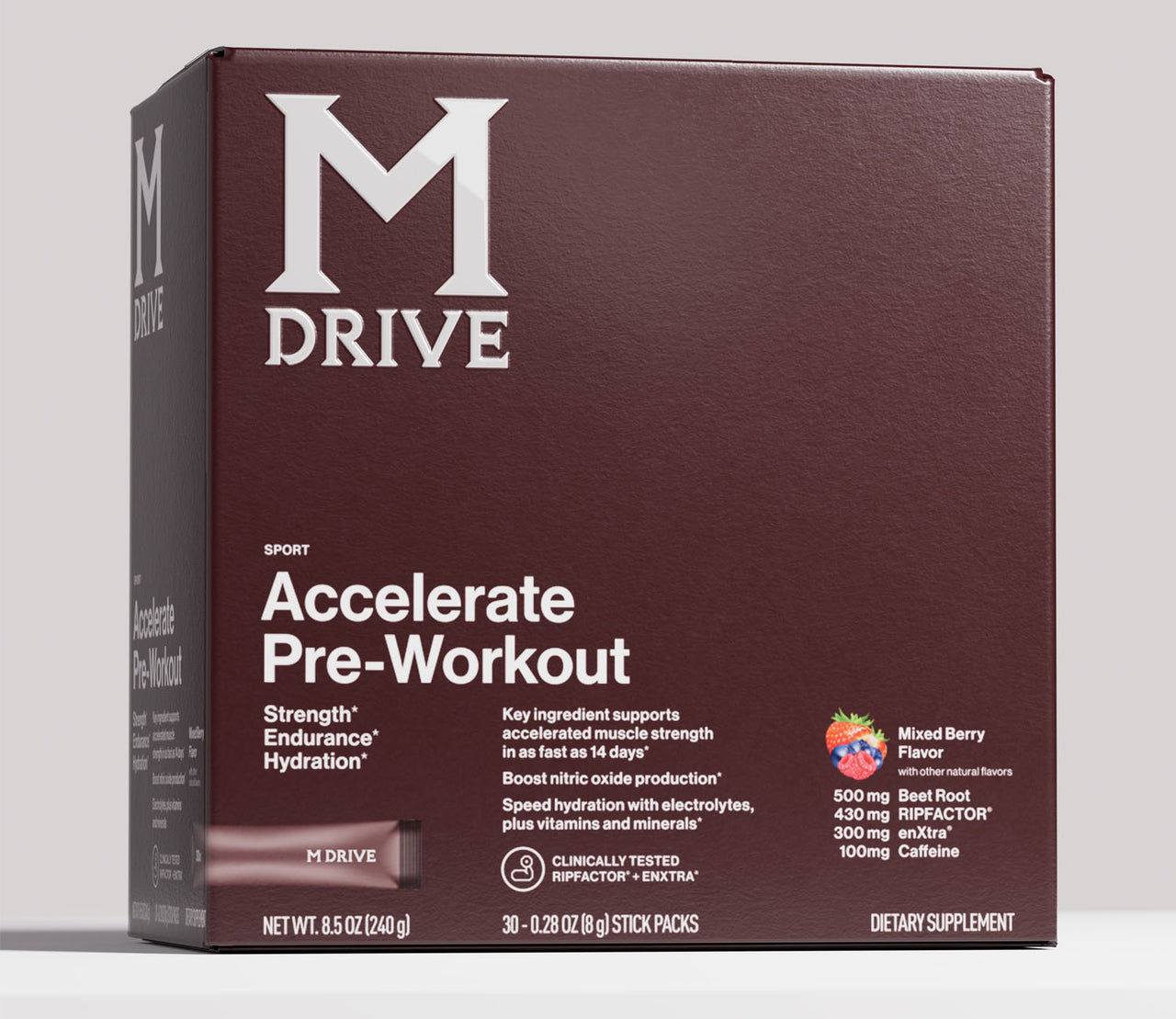 M Drive Accelerate - Pre Workout Power for Men with Beetroot and ...