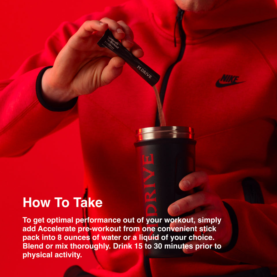 M Drive Accelerate - Pre Workout Power for Men with Beetroot and ...