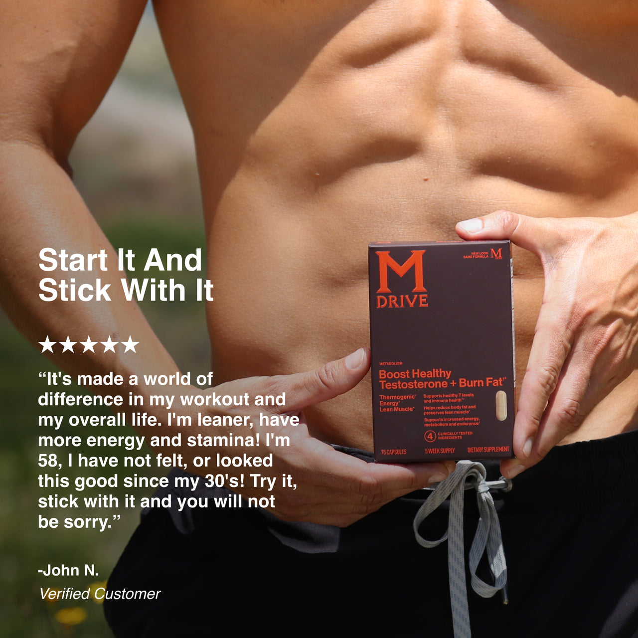 M Drive Boost and Burn – Thermogenic Fat Burner, Metabolism Booster for ...