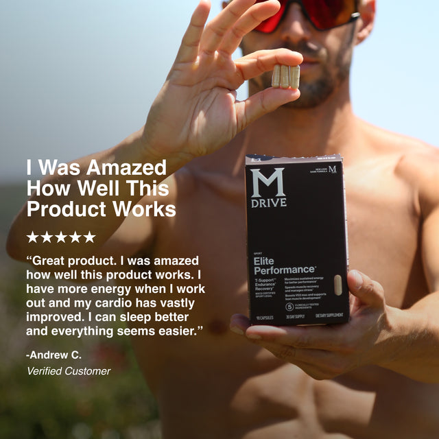 M Drive Elite – Testosterone Support with Ashwagandha, Increase VO2 Max ...