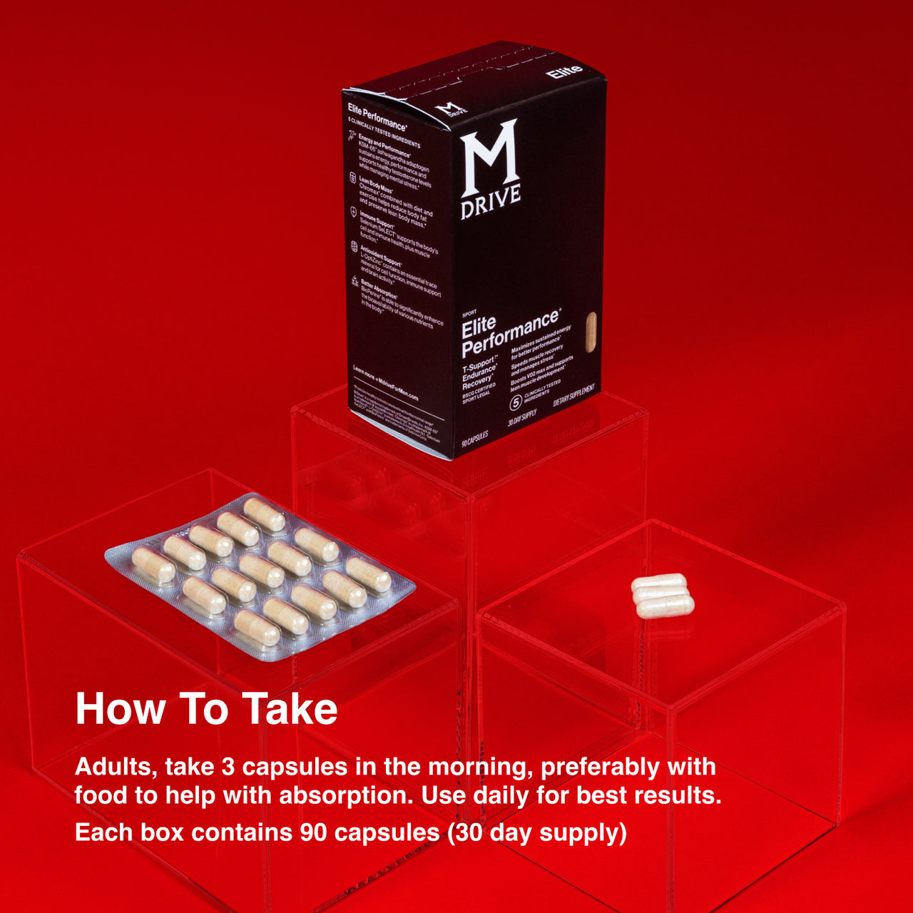 M Drive Elite – Testosterone Support with Ashwagandha, Increase VO2 Max ...