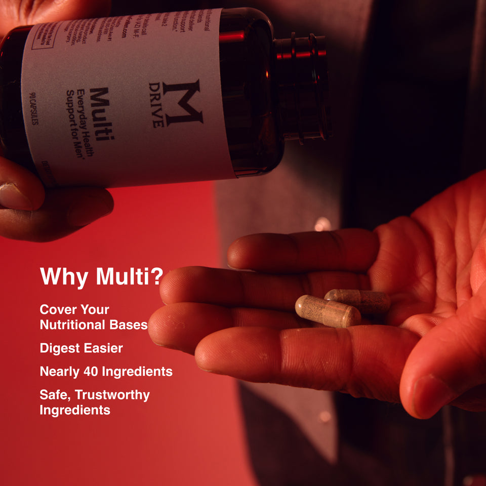 M Drive Multi - Daily Multi Vitamin Health Supplement for Men – Mdrive