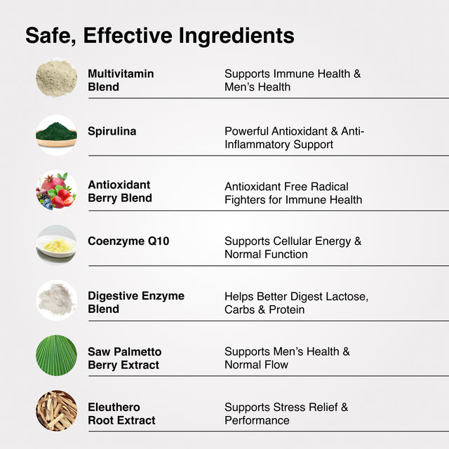 M Drive Multi - Daily Multi Vitamin Health Supplement for Men – Mdrive