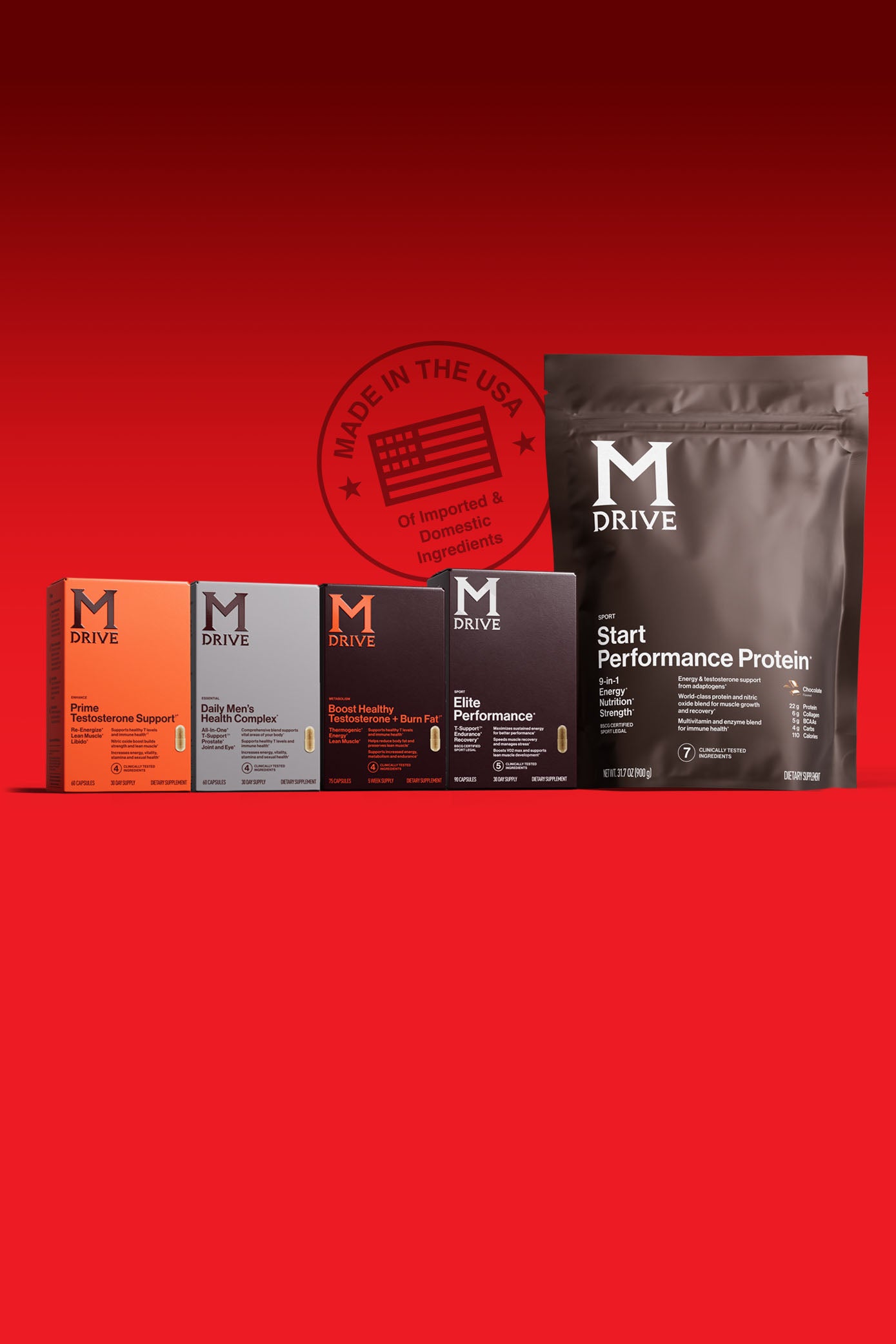 M Drive | Men's Supplements | Energy, Strength, Drive – Mdrive